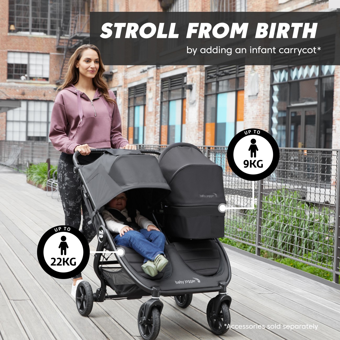 city mini® GT2 double | Baby Jogger®