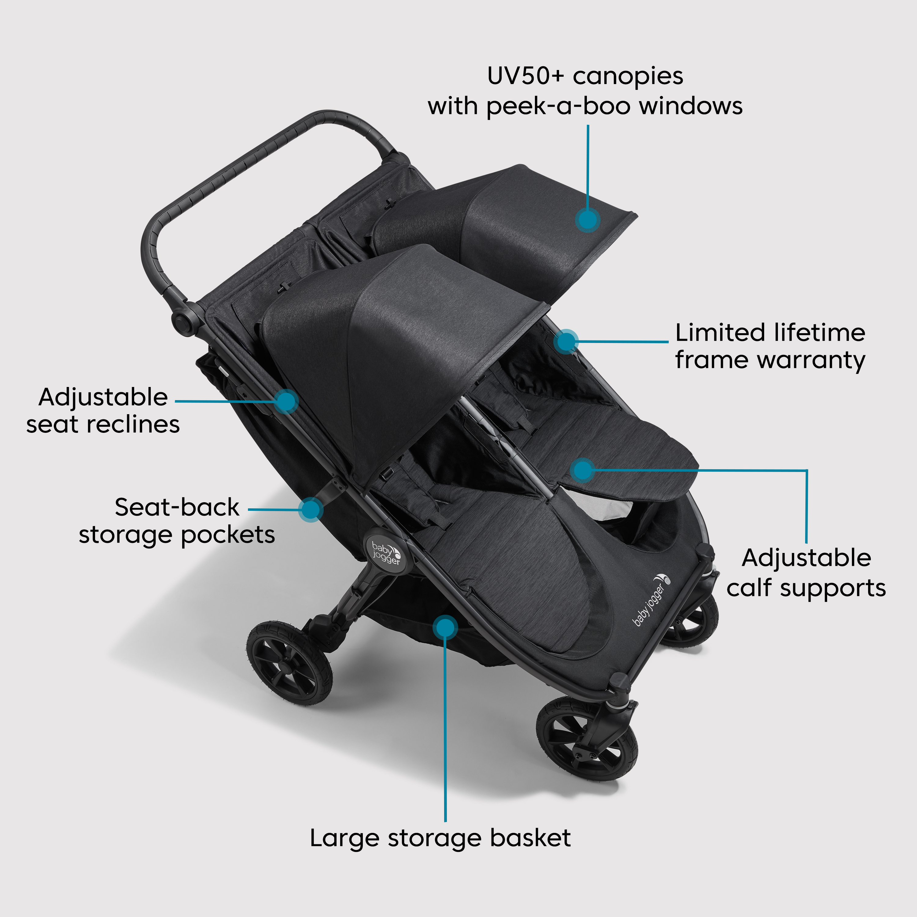 city mini® GT2 double | Baby Jogger®